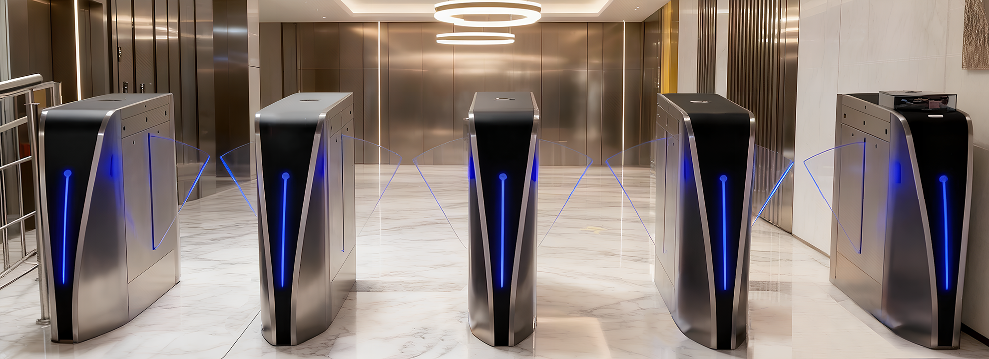 What Is a Wing Gate Turnstile? - HFSECURITY Biometric Solution